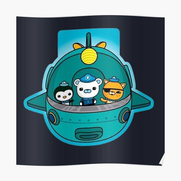 Friend Kwazii Octonauts Characters Poster By Nimxl Redbubble