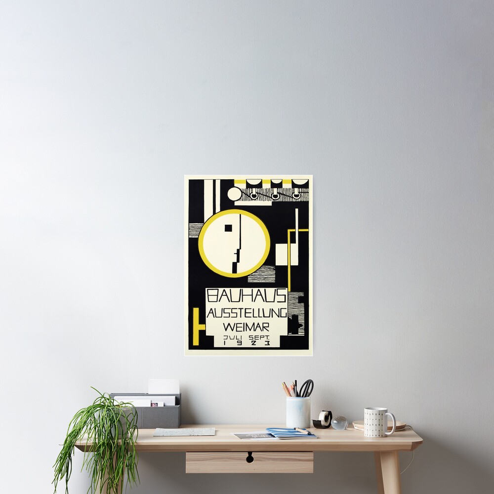Leinwanddruck for Sale mit "Bauhaus-Ausstellung 1923 Weimar Poster ...