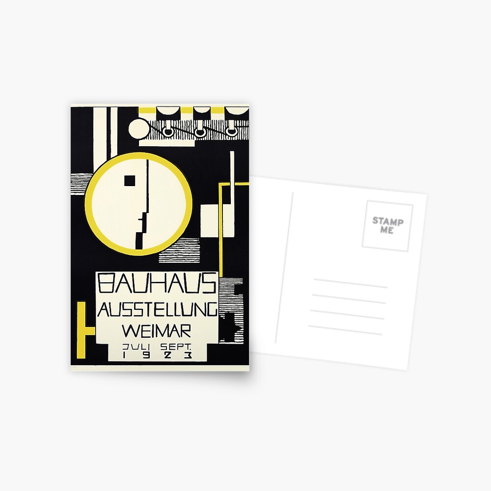 Leinwanddruck for Sale mit "Bauhaus-Ausstellung 1923 Weimar Poster ...