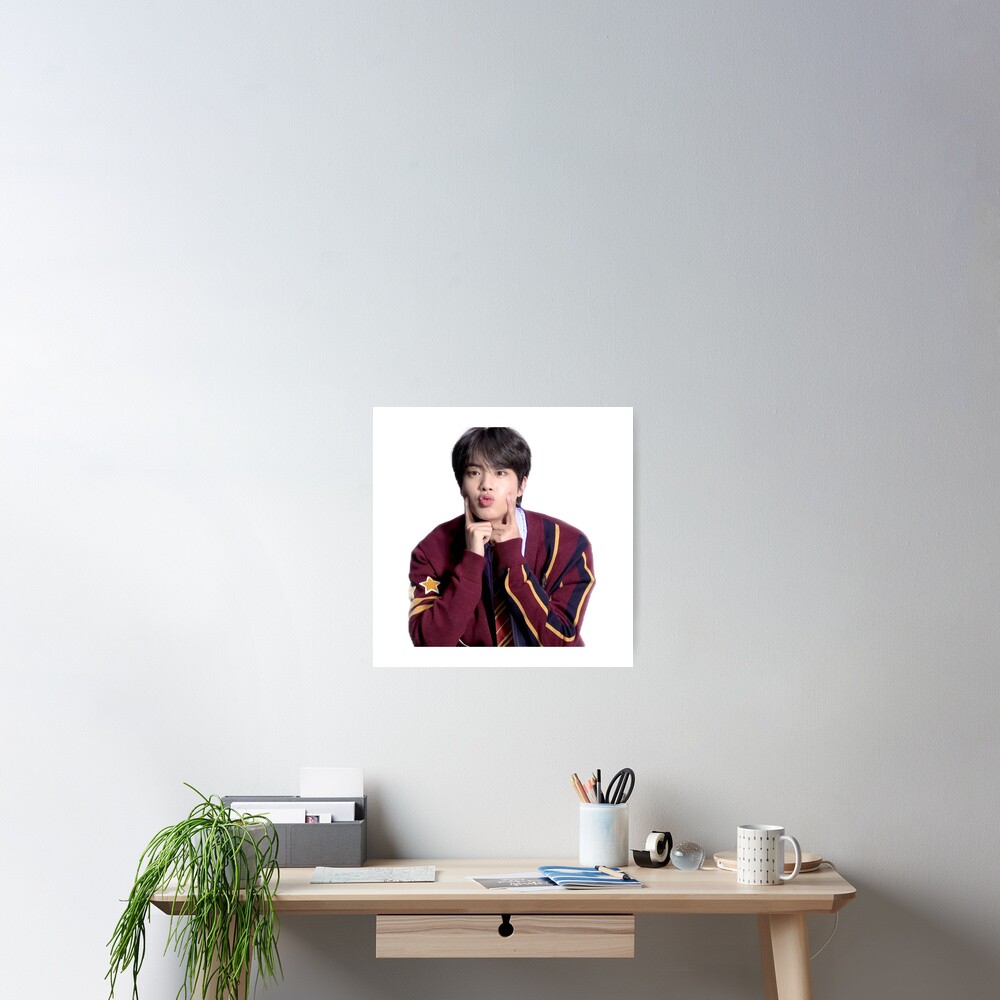 Poster « Wwh Jin Jinnie Jungkook V Kim Taehyung Jin Kim Seokjin Jhope