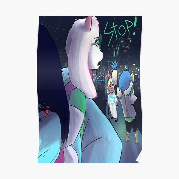"Stop! - DELTARUNE CHAPTER 2" Poster for Sale by Poofys-Stuff | Redbubble