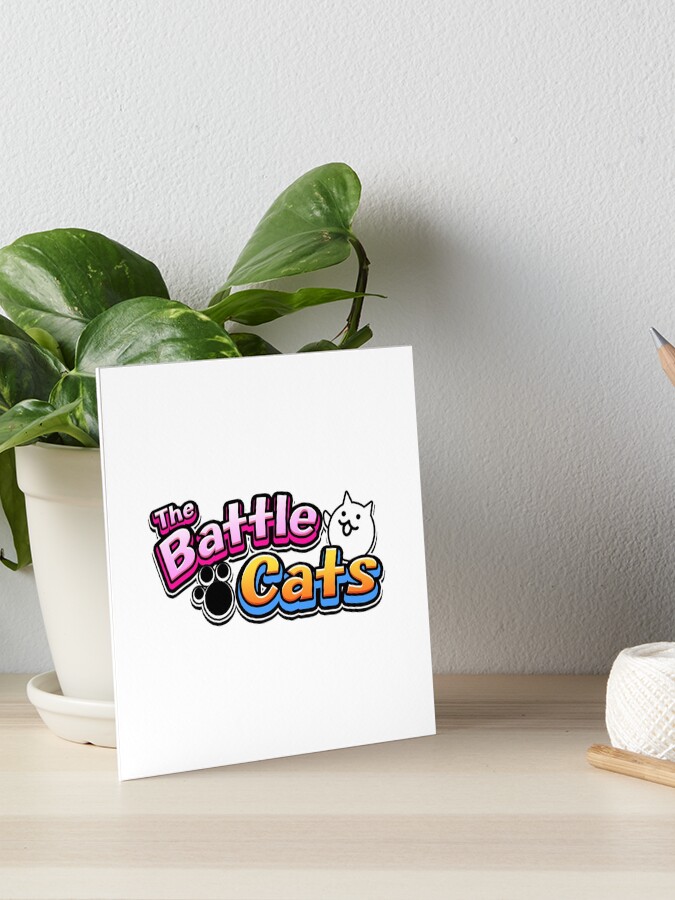 "battle cats logo" Art Board Print for Sale by hinatow | Redbubble