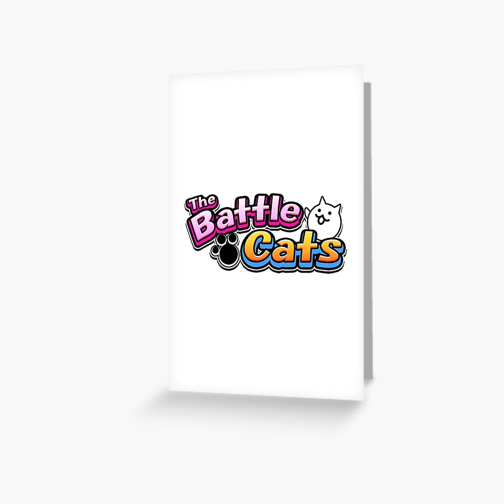 "battle cats logo" Greeting Card for Sale by hinatow | Redbubble