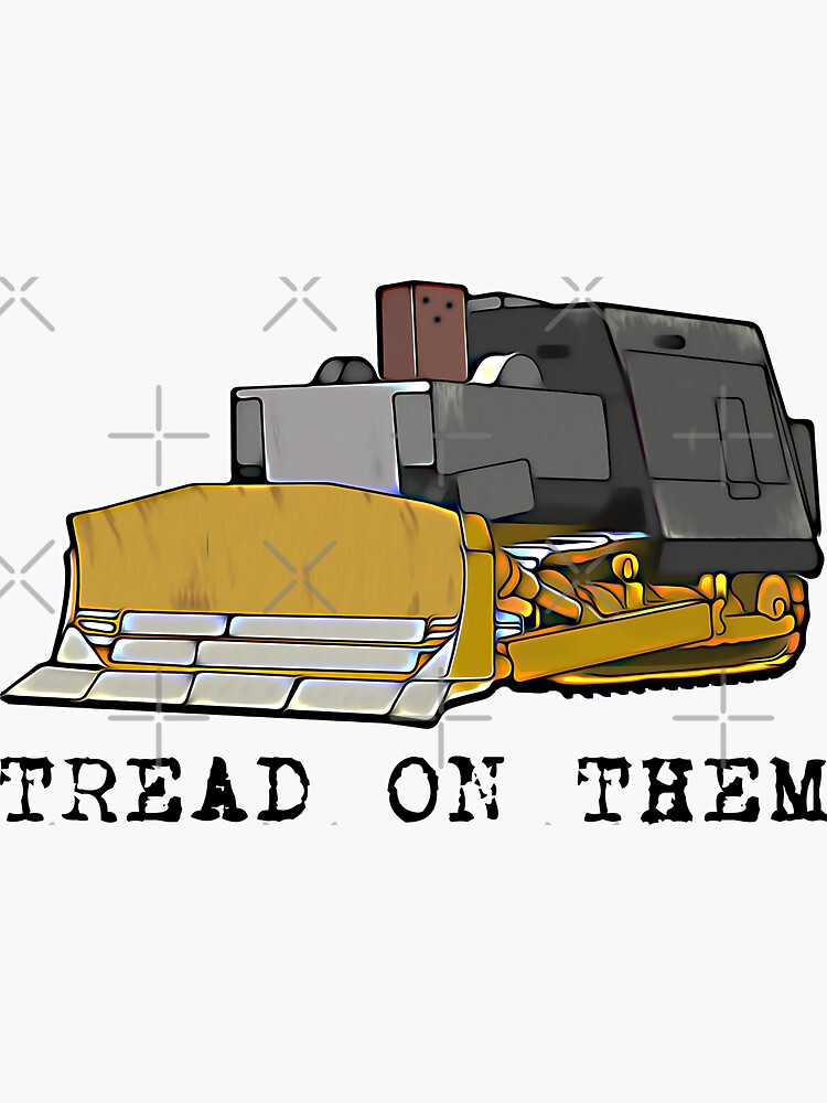 "Killdozer" Sticker for Sale by Craftverse | Redbubble
