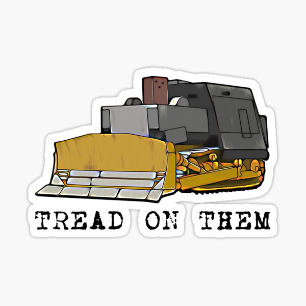 "Killdozer" Sticker for Sale by Craftverse | Redbubble