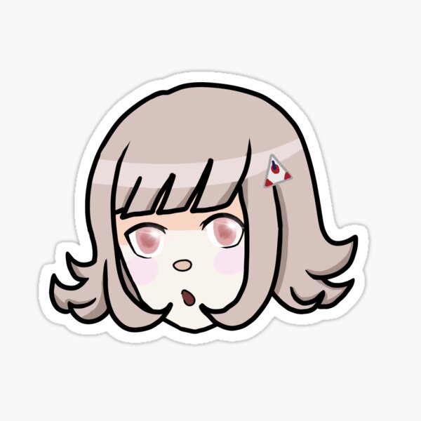 "Chiaki Nanami" Sticker for Sale by xeuphoriax | Redbubble