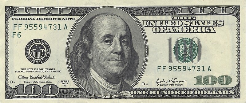 100 Dollar Bill: Posters | Redbubble