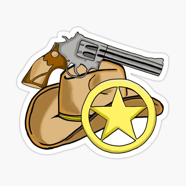 "Wild West Wild West" Sticker by MecaNation | Redbubble