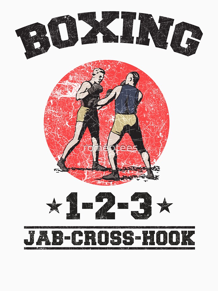 "Vintage Boxing" T-shirt for Sale by romeotees | Redbubble | boxing t ...