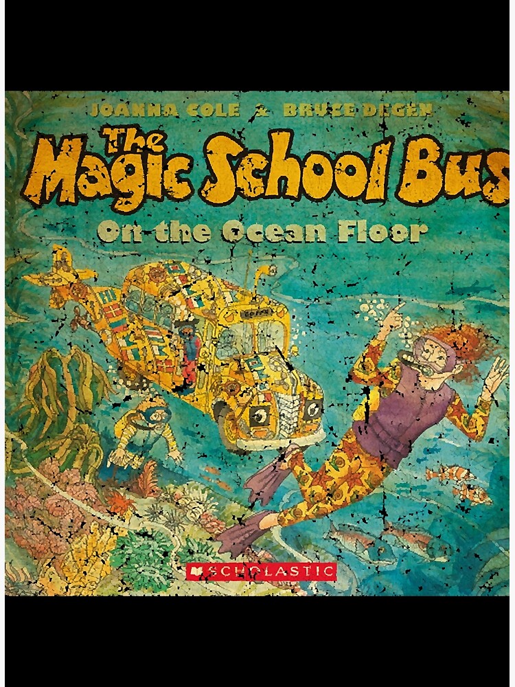 ON THE OCEAN FLOOR THE MAGIC SCHOOL BUS RETRO Premium Matte Vertical ...
