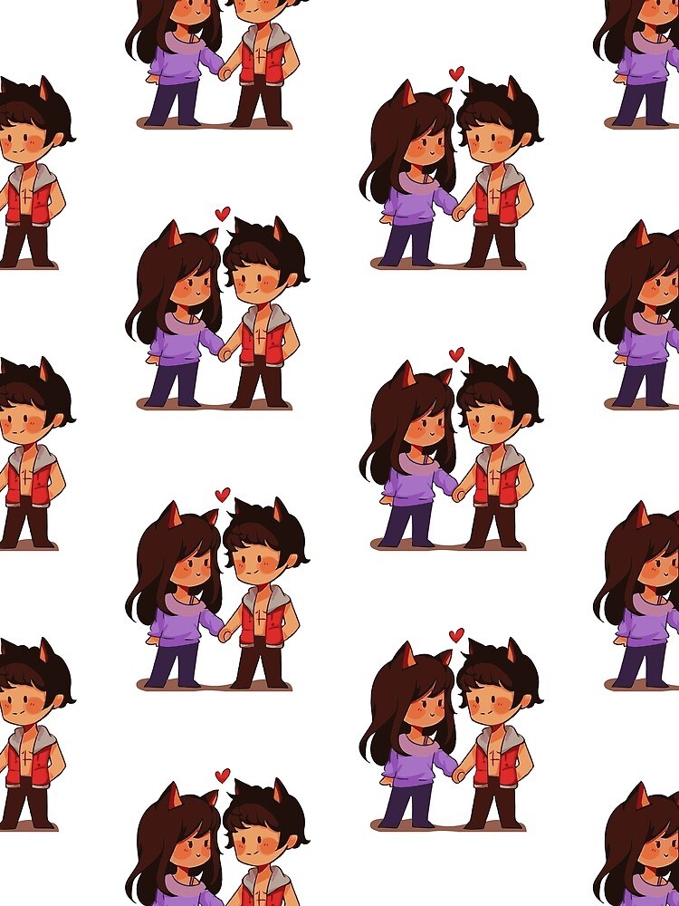 "Aphmau Valentine Tshirt - Aphmau Aaron Lycan Sticker - Aphmau Aaron ...