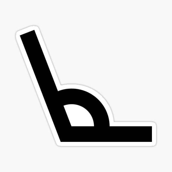 "MDI Angle-Obtuse" Sticker for Sale by GnarlyFurtardo | Redbubble