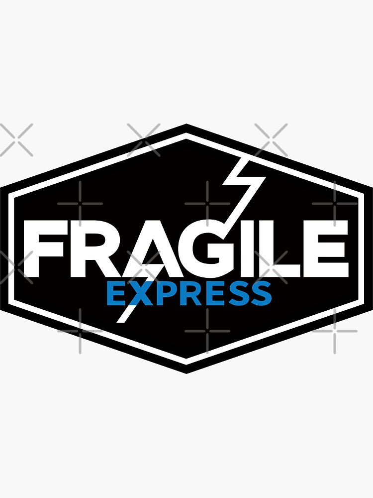 "Fragile Express" Sticker for Sale by fareast | Redbubble