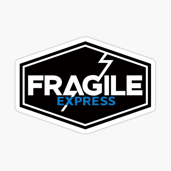 "Fragile Express" Sticker for Sale by fareast | Redbubble