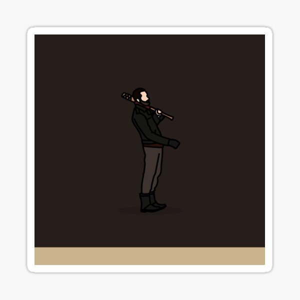 "Negan - The Walking Dead" Sticker by flo-pernet | Redbubble
