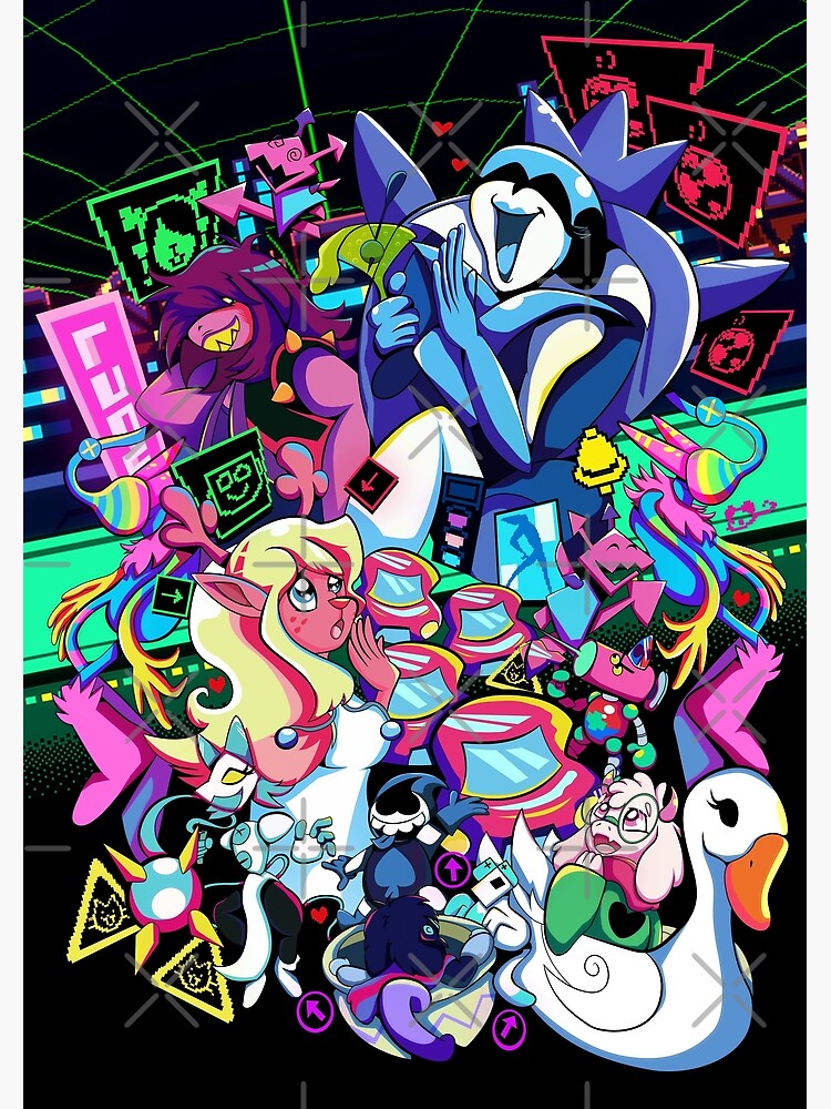 "DELTARUNE - Chapter 2" Poster by RarieDash | Redbubble