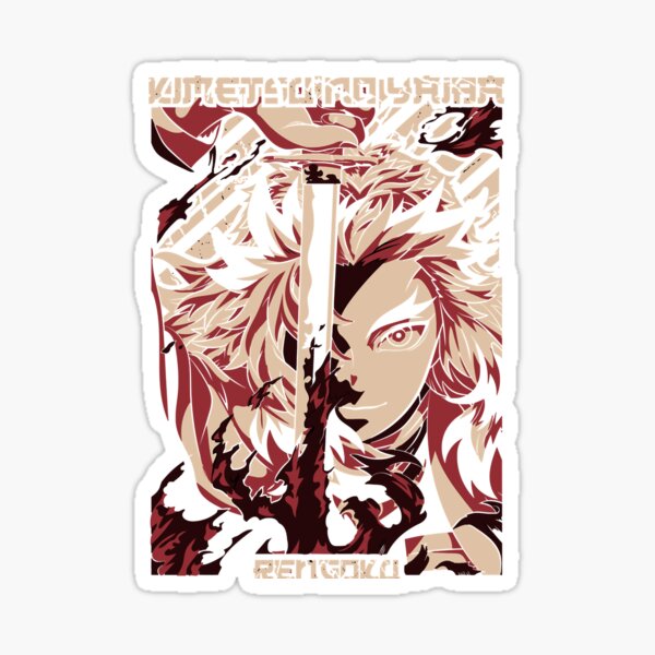 "VIntage Kyojuro art" Sticker by FlahertySpan | Redbubble