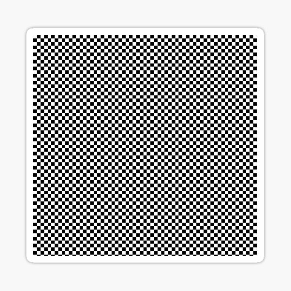 "Checkerboard" Sticker for Sale by YellowLion | Redbubble