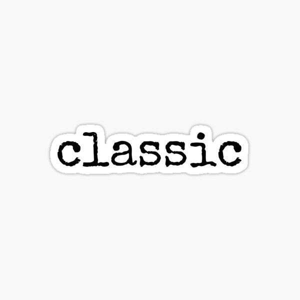 "Classic - Simple Design | One Word Design | Simple Word Design ...