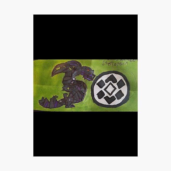 Lámina fotográfica «Bakugan Armored Alliance Darkus Nillious Core ...