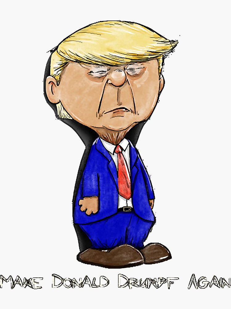 "Make Donald Drumpf Again " Sticker for Sale by ndavis173 | Redbubble