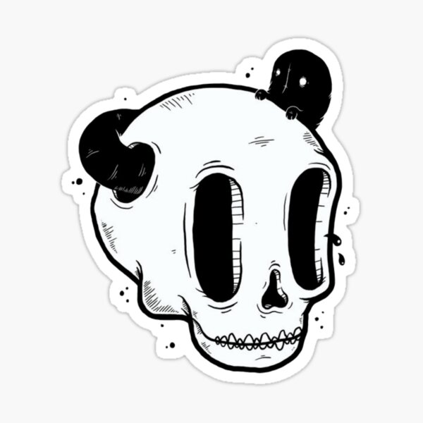 "Animated Skull" Sticker for Sale by PFCustomization | Redbubble