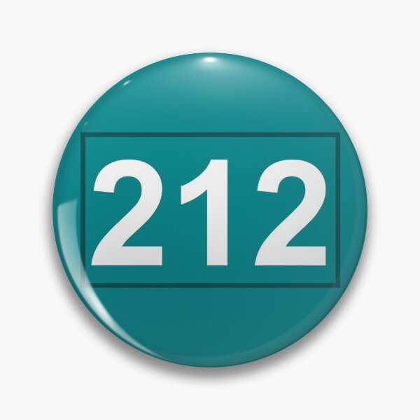 "Squid Game Number Tag 212 Han Mi-Nyeo" Pin for Sale by Emote Bot ...