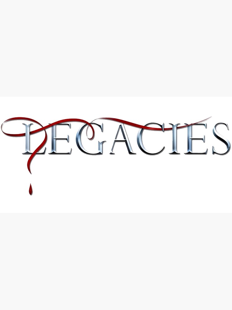 "Legacies logo" Sticker for Sale by BuderballShop | Redbubble