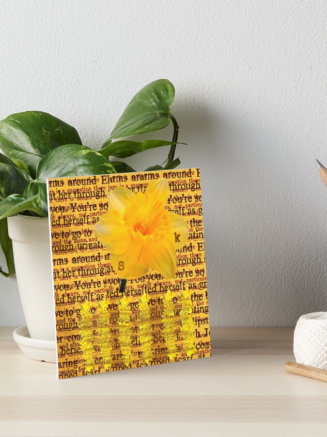 "YELLOW WALLPAPER" Art Board Print for Sale by Misti Rainwater-Lites ...