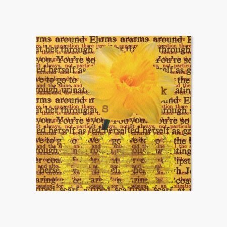 "YELLOW WALLPAPER" Art Board Print for Sale by Misti Rainwater-Lites ...