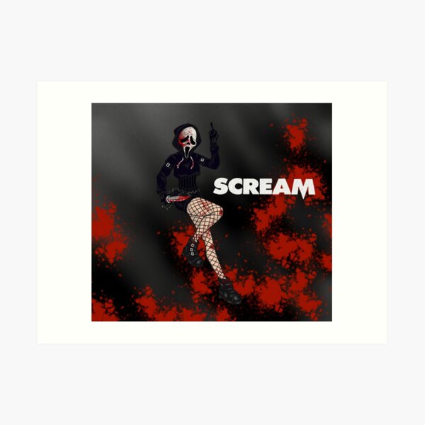 "Sexy Ghost Face" Art Print for Sale by NekoBat666 | Redbubble