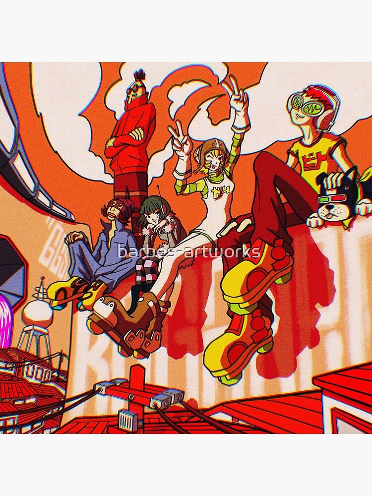 Póster «Jet Set Radio - Kogane Cho Sunset a todo color» de barbes ...