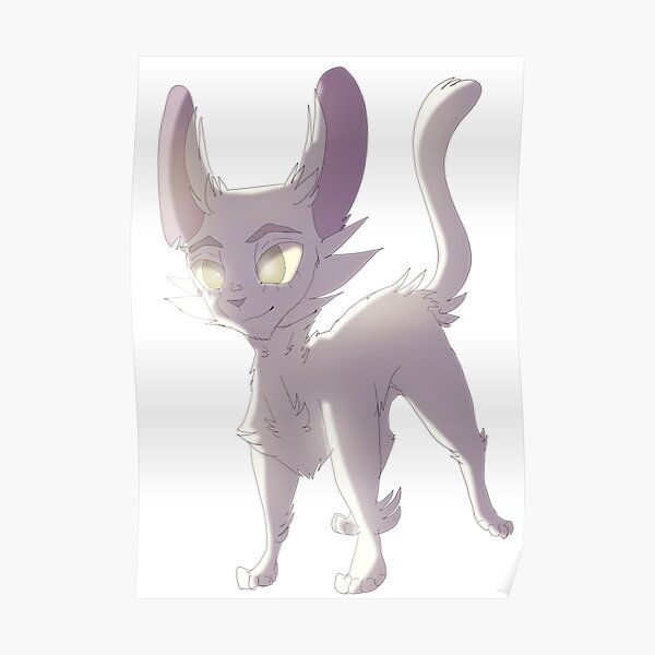 "White storm Warrior Cats Warriors" Poster for Sale by BambinoCheeno ...