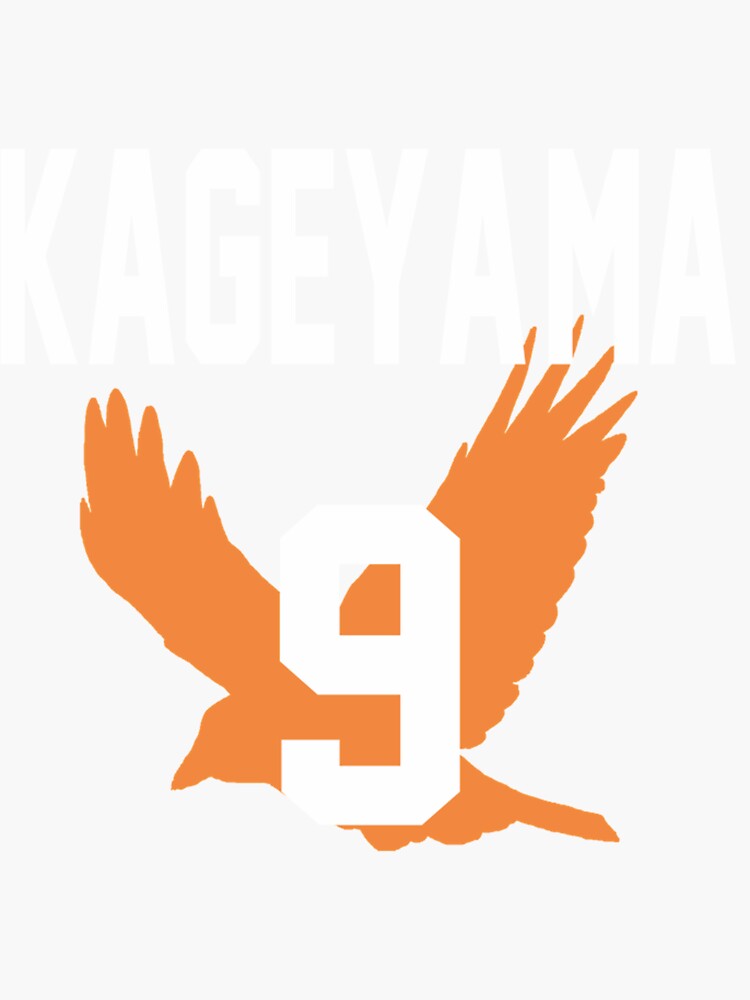 "Haikyuu Jersey Kageyama Number 9 Karasuno" Sticker for Sale by ...