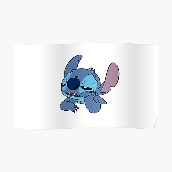 "Tired Stitch" Poster for Sale by emilioazizli | Redbubble