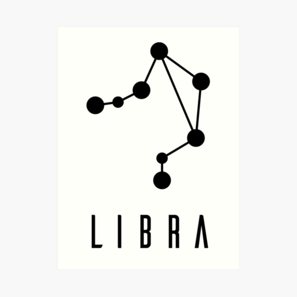 Minimalist Libra Art Prints | Redbubble