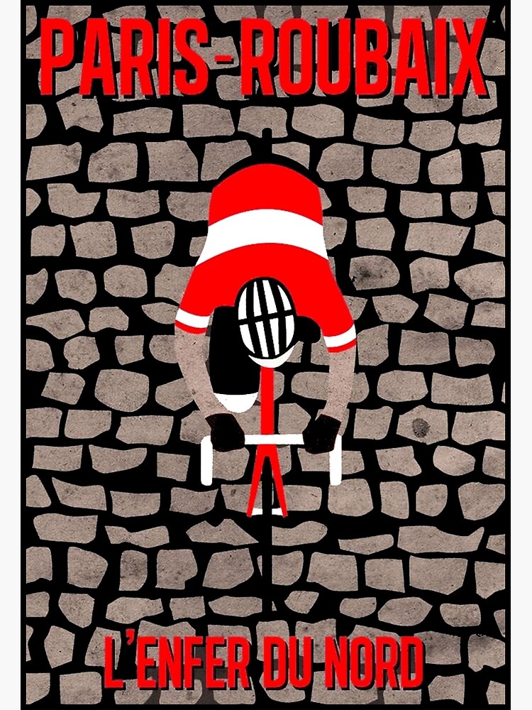 "PARIS-ROUBAIX : Vintage Bike Racing Print" Poster for Sale by ...