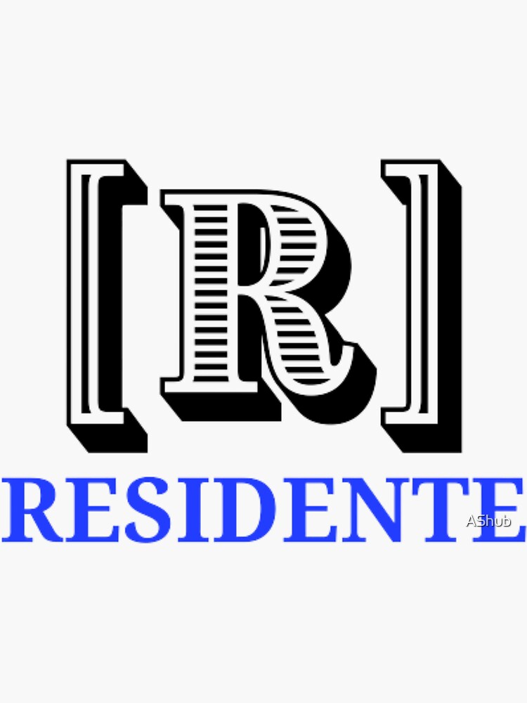 "Residente "R" Trending Logo 2021" Sticker for Sale by AShub | Redbubble