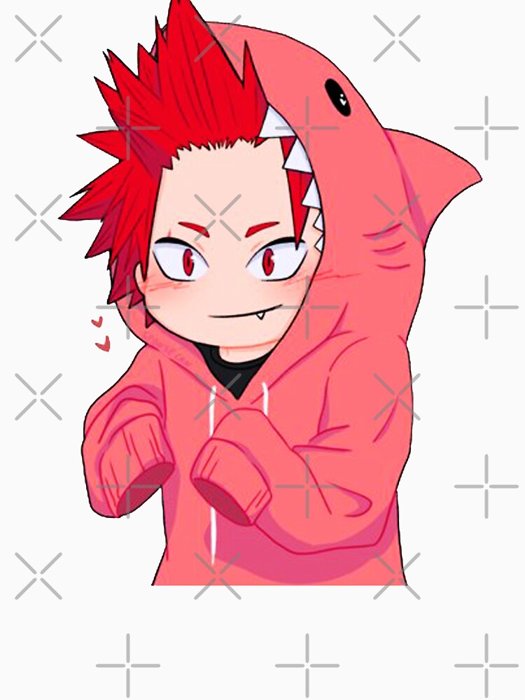 "Eijiro Kirishima Chibi, My Hero Academia, Red Riot, Boku no Hero" T ...