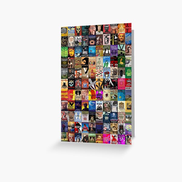 "Shakespeare Plays" Greeting Card for Sale by Montage-Madness | Redbubble