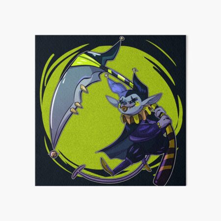 "Deltarune - Jevil sticker" Art Board Print by skeleton-draws- | Redbubble