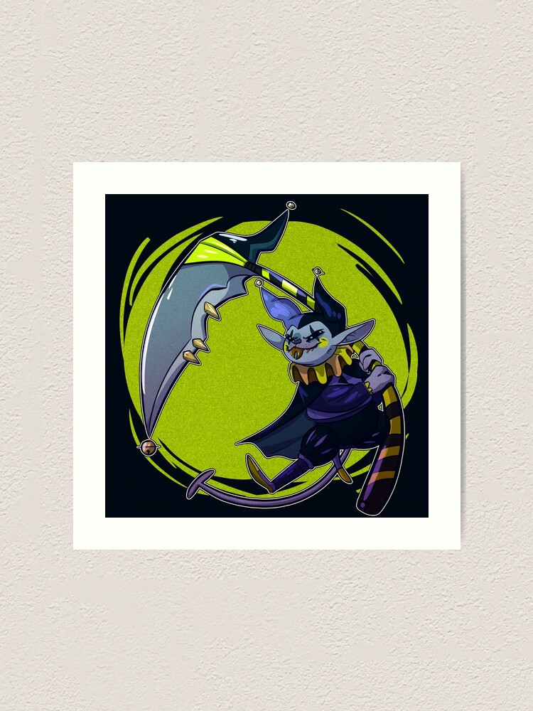 "Deltarune - Jevil sticker" Art Print for Sale by skeleton-draws ...