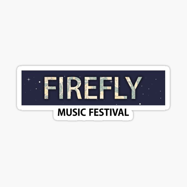 "firefly music festival" Sticker for Sale by Psykaf | Redbubble