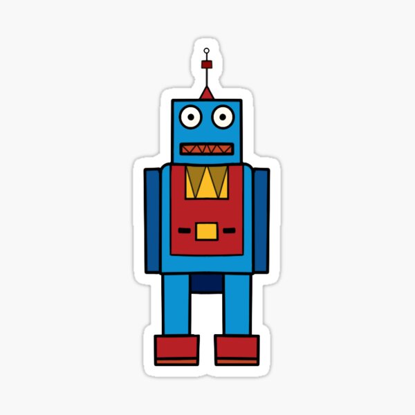"Robot Timmy" Sticker for Sale by bel85 | Redbubble