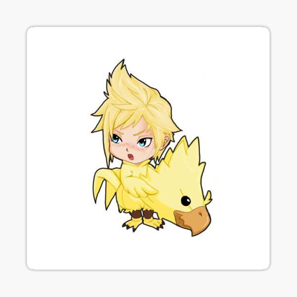 "Chocobo boy" Sticker for Sale by Leodanichi | Redbubble