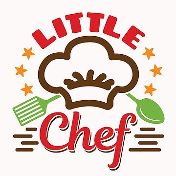 "Little Chef Cooking Kids Toddlers" Sticker for Sale by jaygo | Redbubble