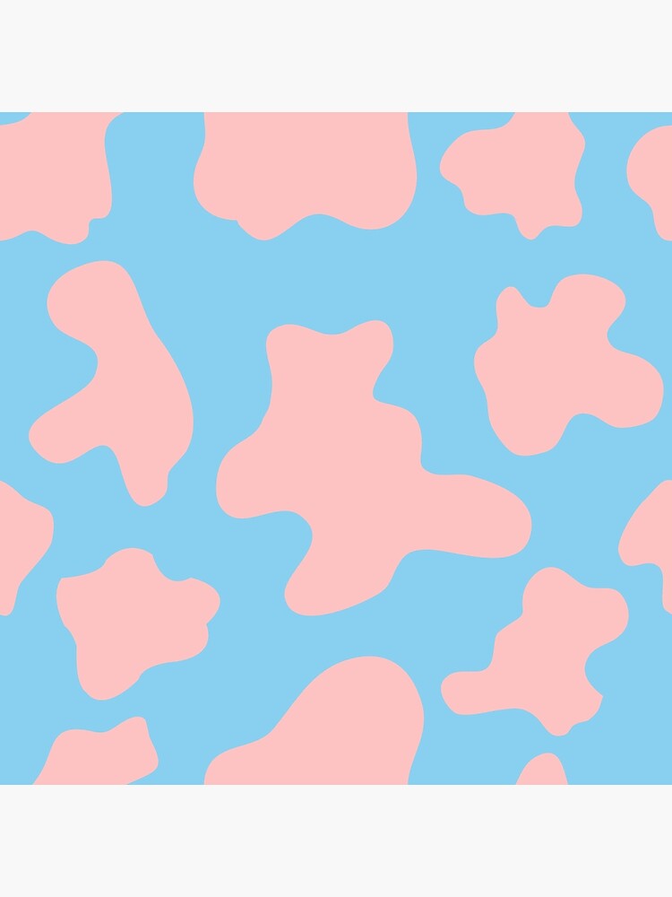 Póster «Manchas de vaca rosadas y celestes» de cadinera | Redbubble