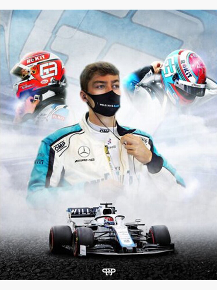 "George Russell F1 - William " Sticker for Sale by IsaacJamesxv | Redbubble