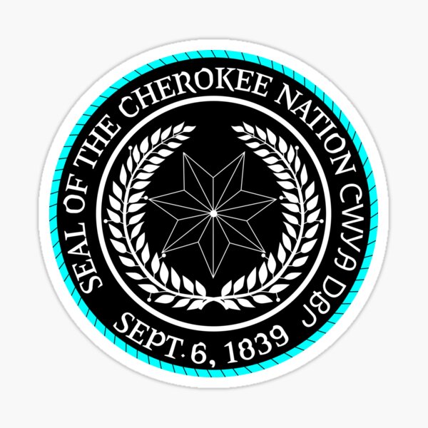"Cherokee Seal" Sticker for Sale by zuen | Redbubble
