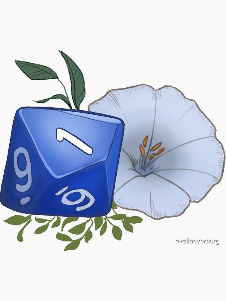 "D10 flowers" Sticker for Sale by evelineverburg | Redbubble